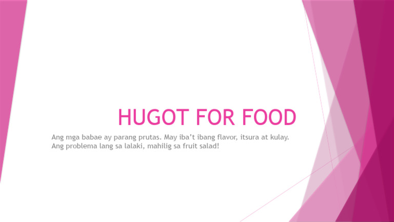 Hugot For Food | PDF