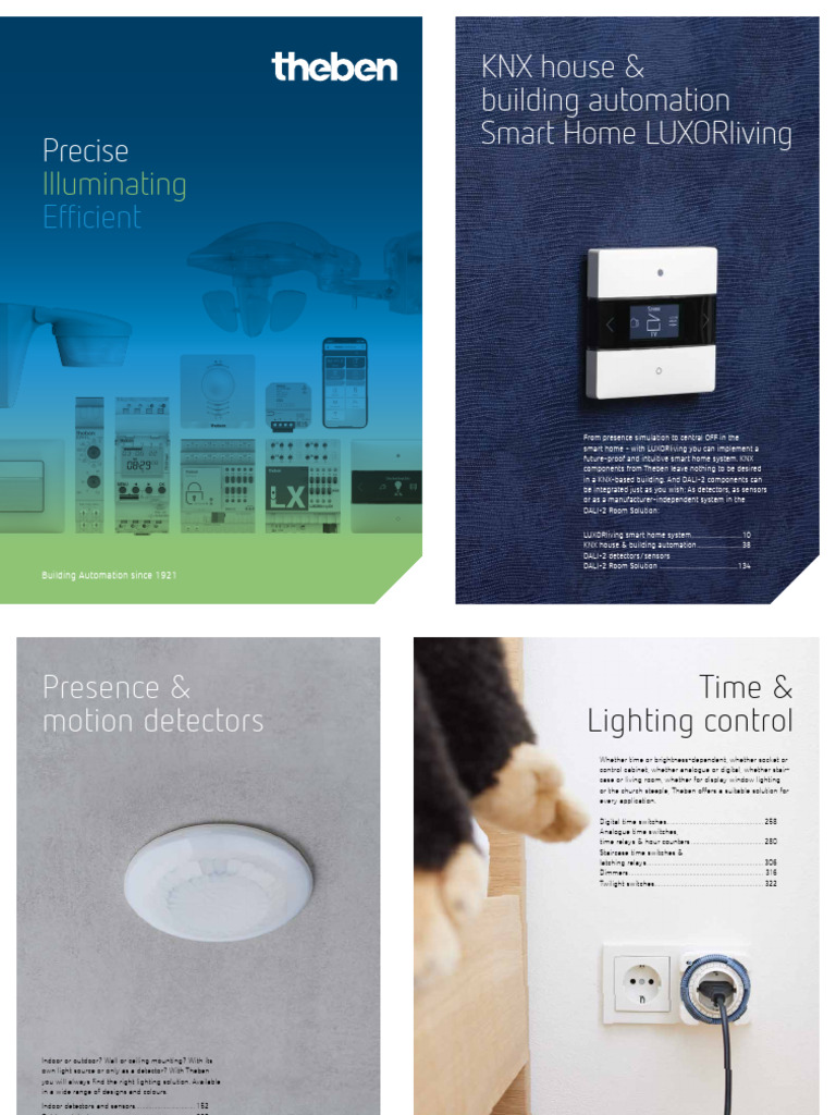 KNX House & Building Automation Smart Home Luxorliving Precise | PDF ...