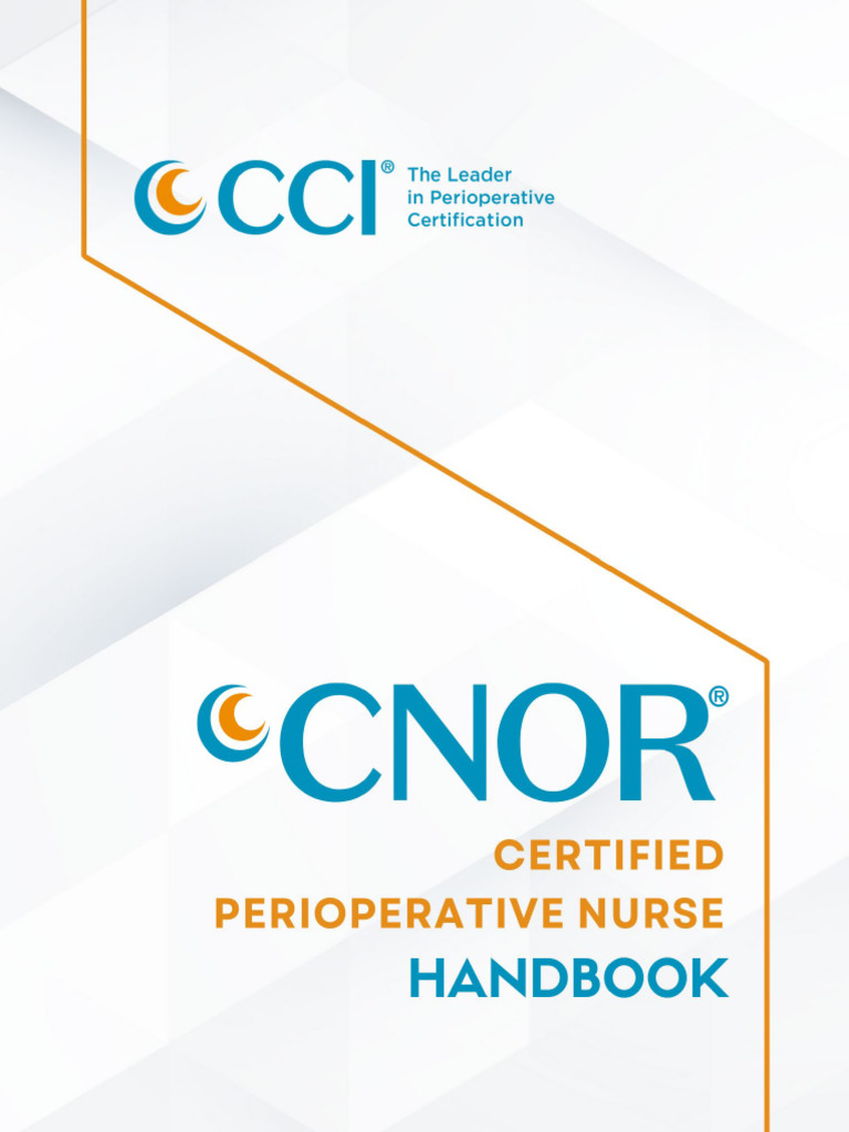 CNOR Candidate Handbook 2020 | PDF | Nursing | Certification