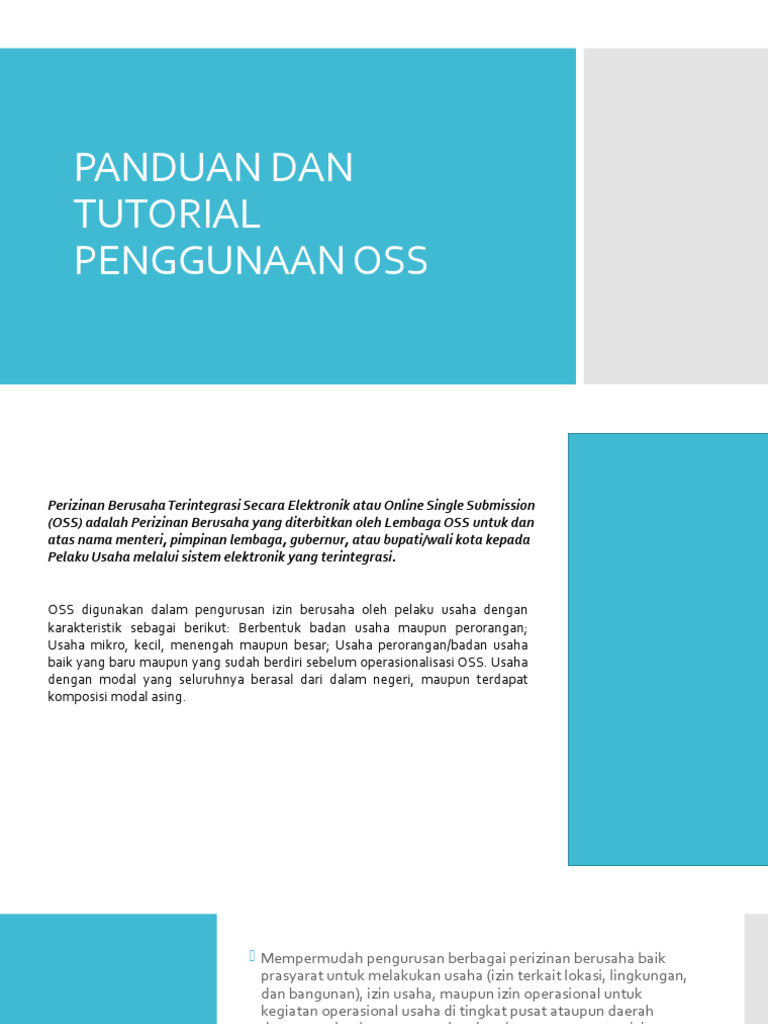 Panduan Oss | PDF