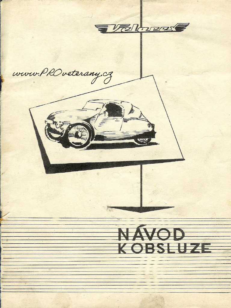 Velorex 16 - 350 N Vod K Obsluze - S | PDF