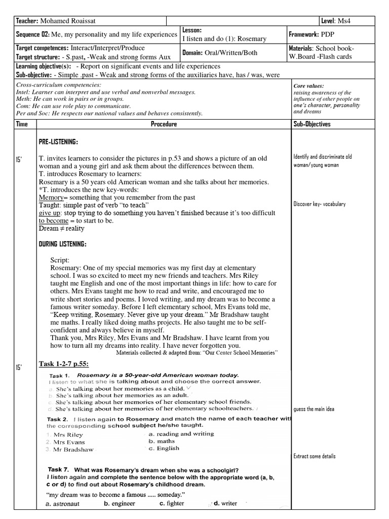 Seq 2 4ms Teacher Mohammed R | PDF