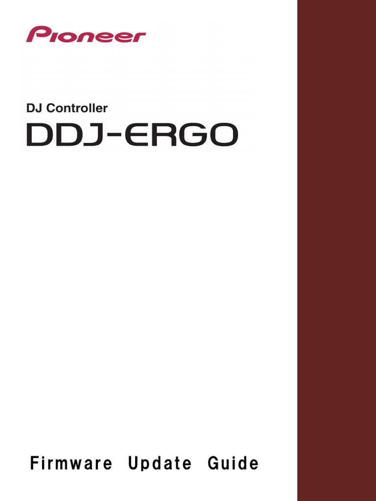 DDJ-ERGO_Firmware_Update_Guide_E | PDF | Microsoft Windows | Mac Os