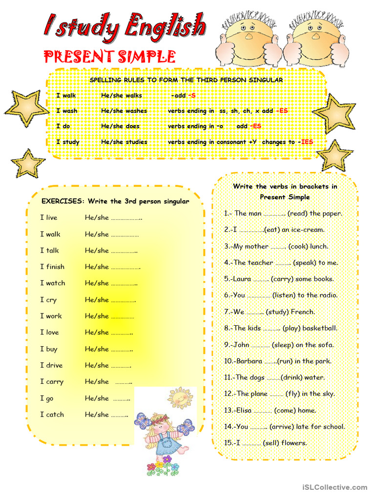 Present Simple | PDF | Language Families | Languages