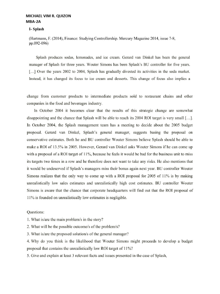 Ethics Case Study | PDF