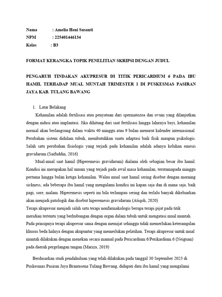 Akupresur Titik P6 untuk Ibu Hamil | PDF | Kesehatan Holistik