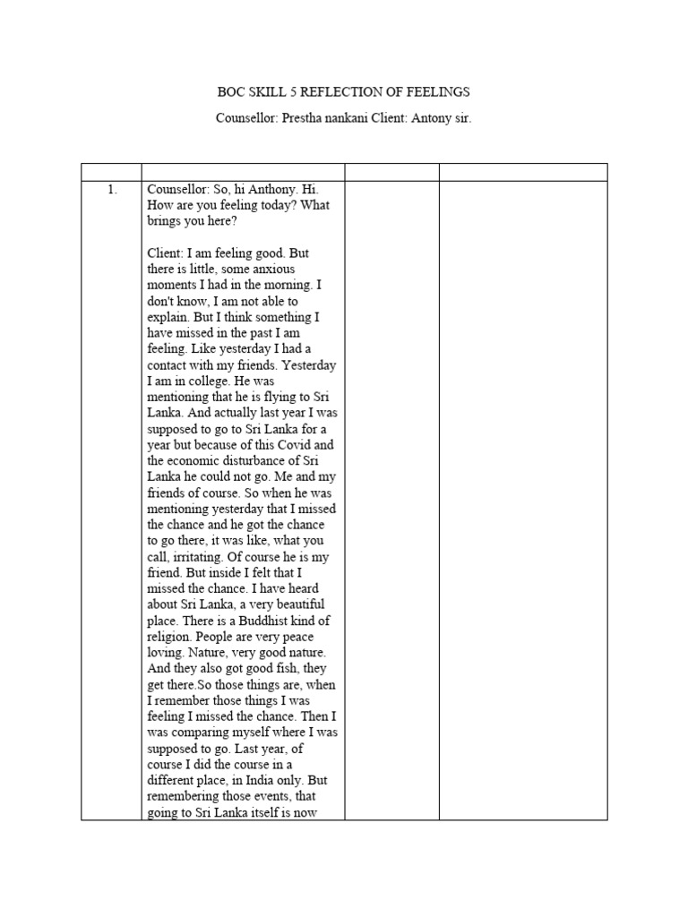 BOC SKILL 5 | PDF | Feeling | Psychology