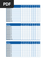Absentia Leave Planner Template | PDF