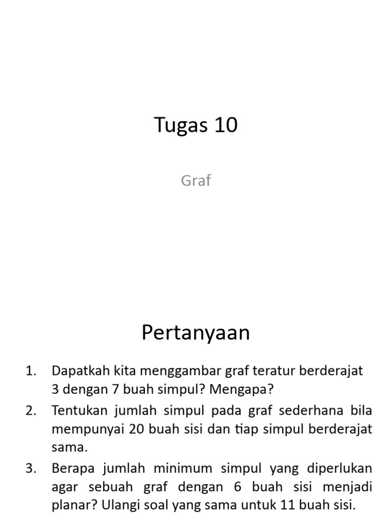 Tugas 10 | PDF