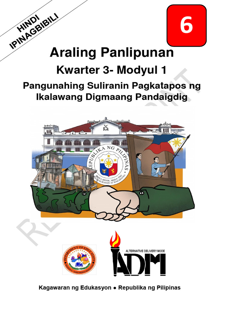 AP6 Q3 Mod1 PangunahingSuliraninPagkataposNgIkalawangDigmaangPandaigdig v5 | PDF