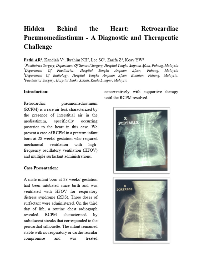 Case Write Up Paeds Final | Download Free PDF | Preterm Birth | Medical ...