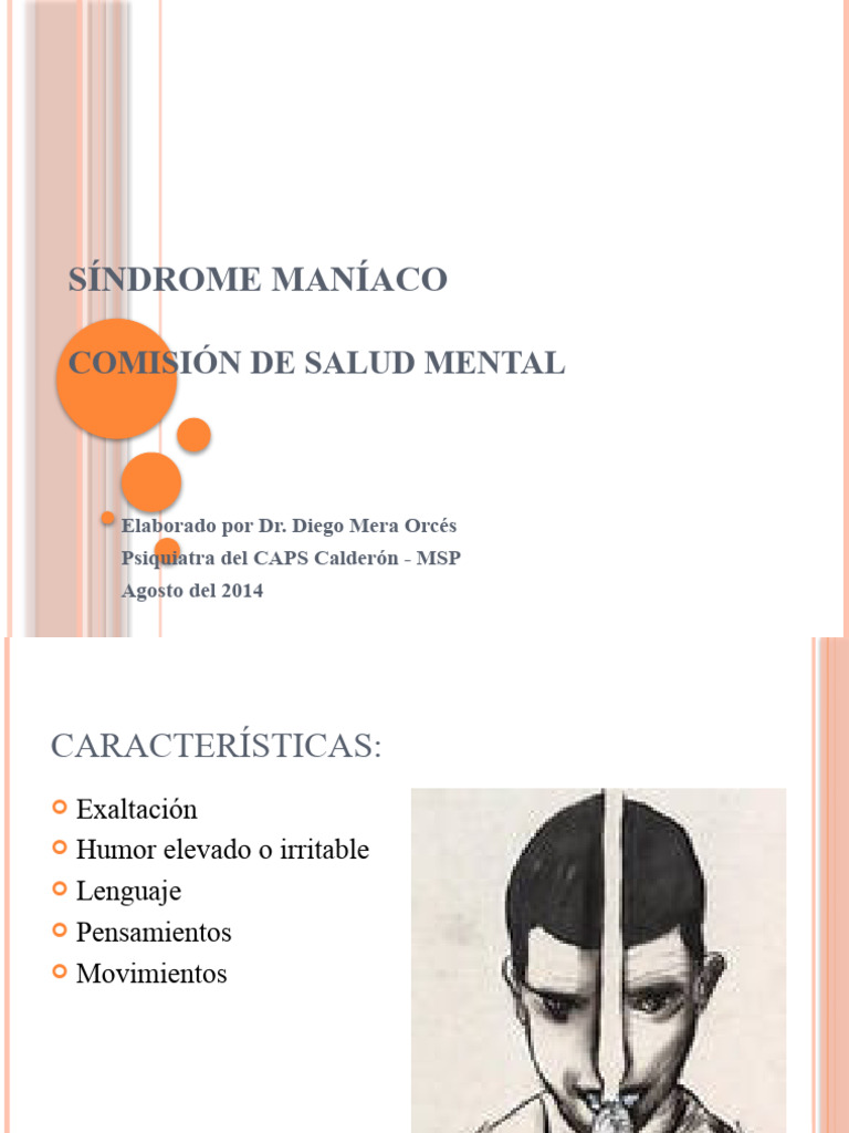 Síndrome Maníaco - Clinica | PDF