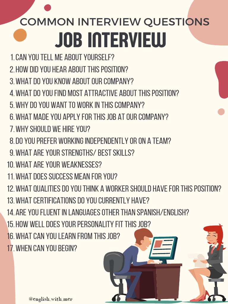 Job Interview Questions | PDF | Job Interview | Skill