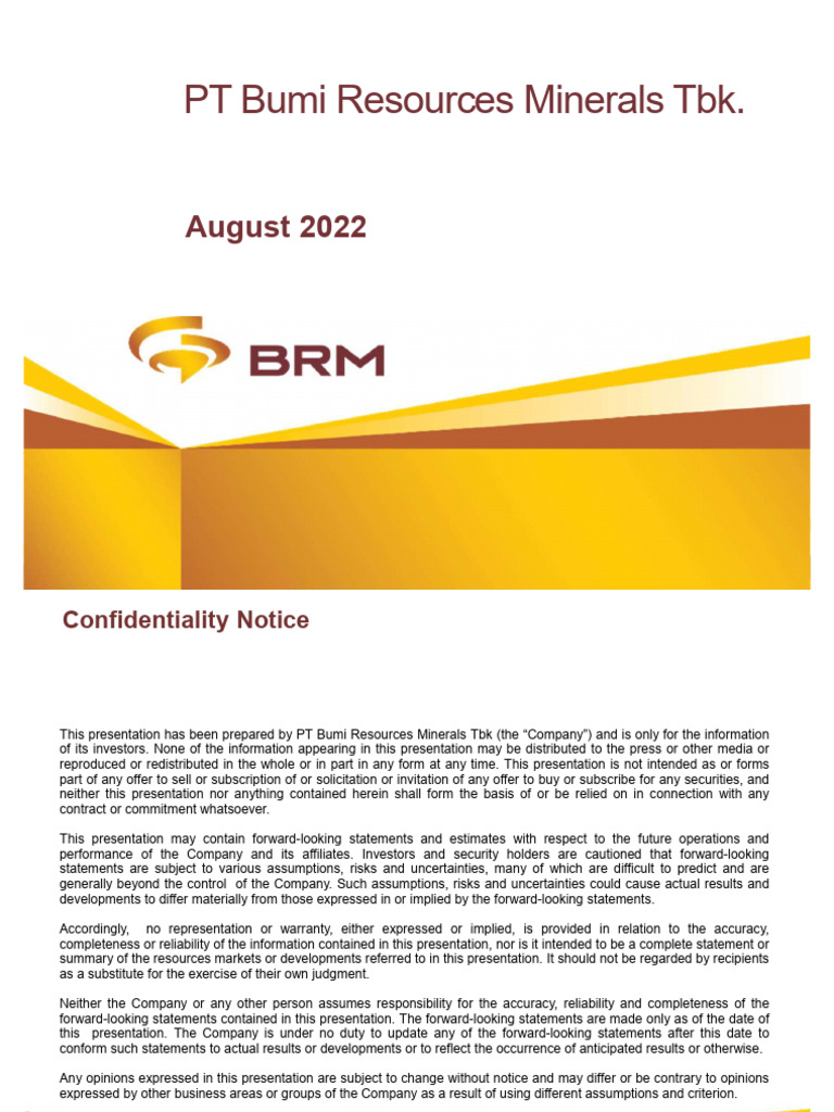 BRMS Presentation 1H 2022rev - Compressed | PDF