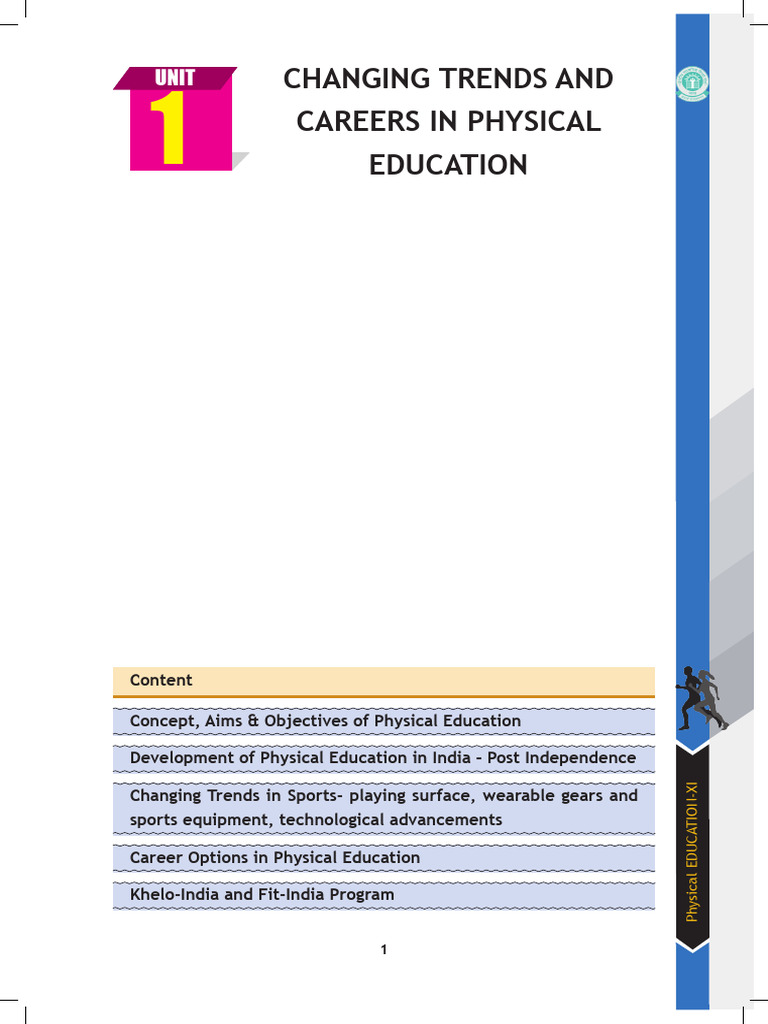 Unit-1_11 Changing Trends & Career in Physical Education | PDF