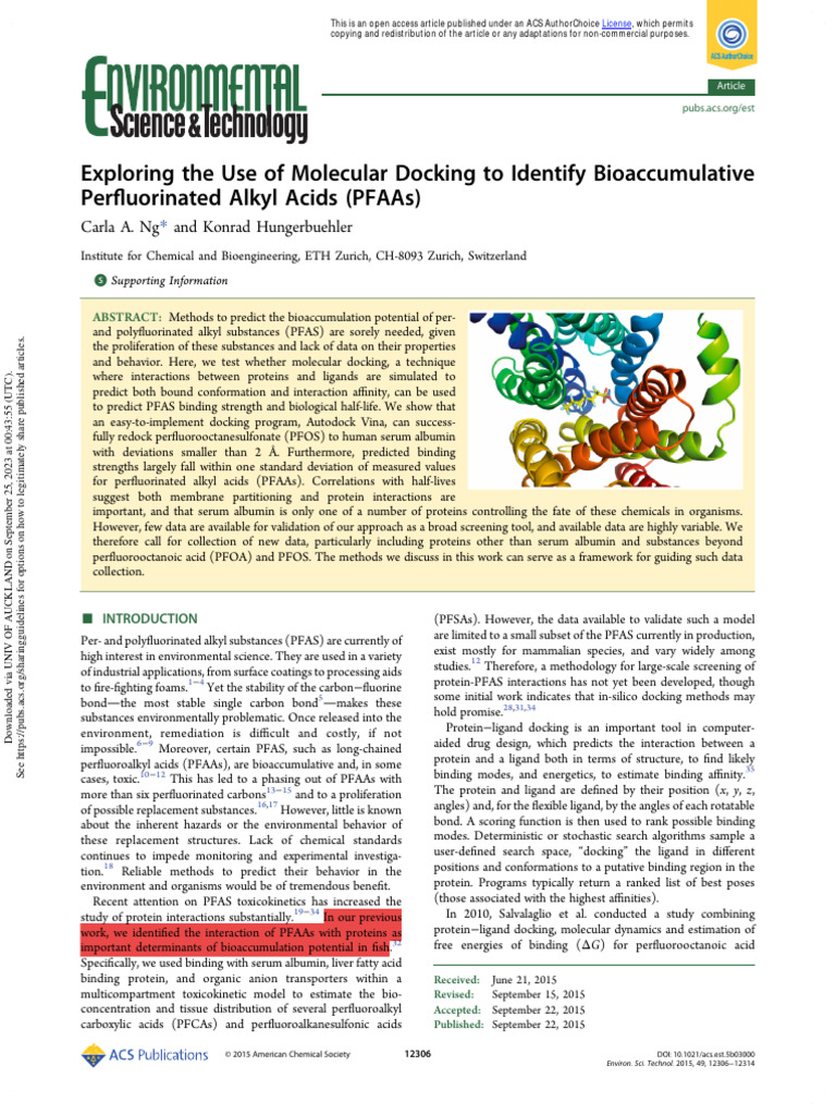 Exploring The Use of Molecular Docking To Identify ...