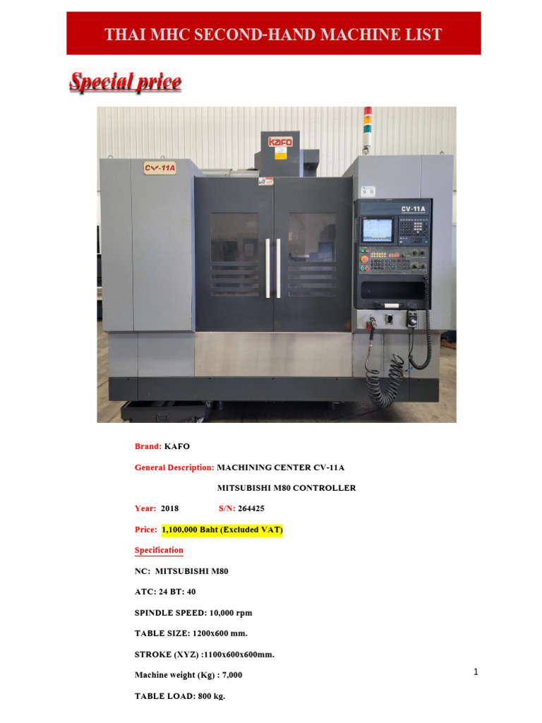 PIC_JAN2024_THM_Machinelist | PDF | Tools | Business Process