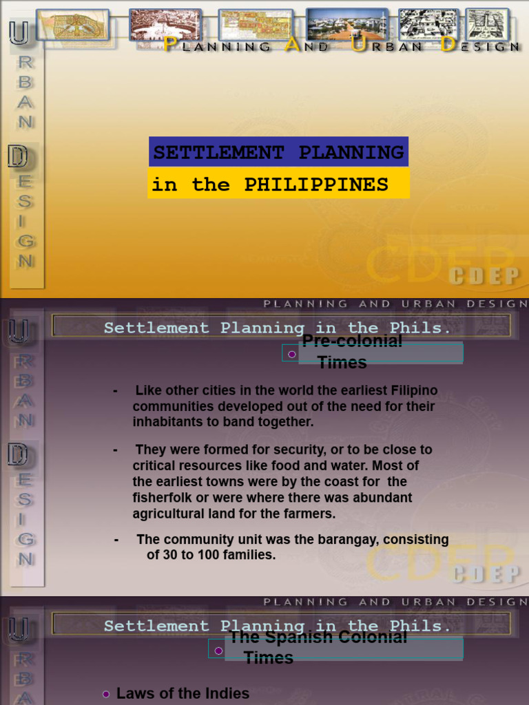 3 Settlement Planning in The Philippines | PDF