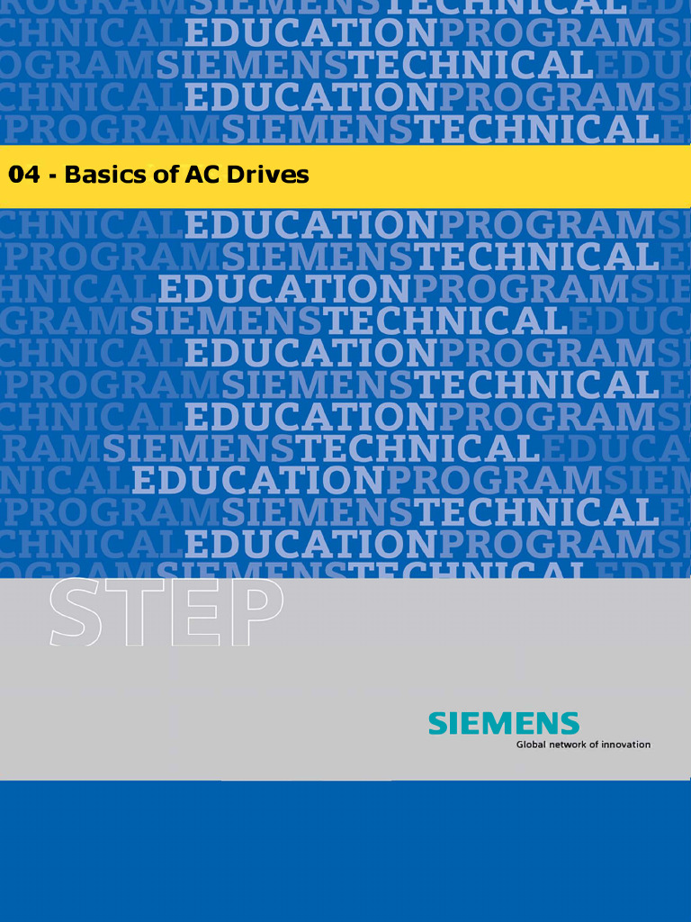 Basics of AC Drives | PDF | Electric Motor | Electromagnetic Induction