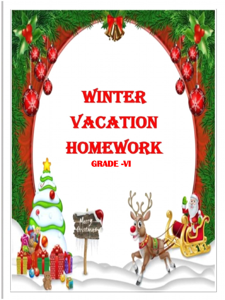 6TH Winter Holidays Homework 2023-24 | PDF | Mirror | English Language