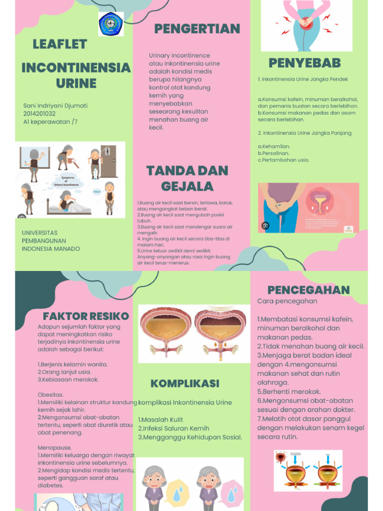 Leaflet Incontinensia Urine | PDF