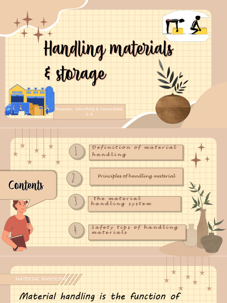 Materials Handling and Storage | PDF