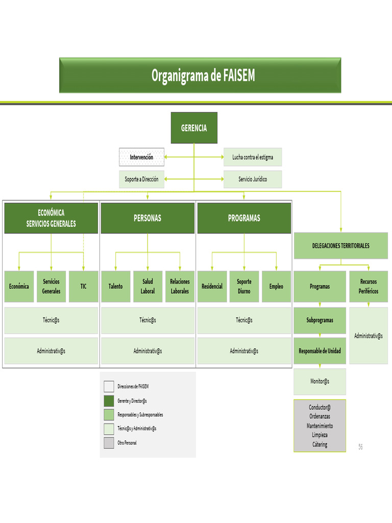 Organigrama de FAISEM | PDF