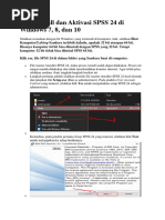 Panduan Instalasi SPSS 22 | PDF