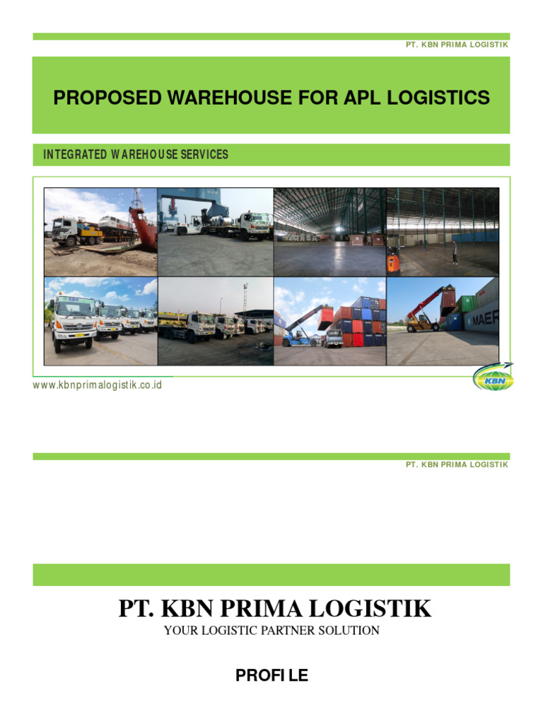 ComPro KBN Prima Logistik | PDF | Logistics | Warehouse