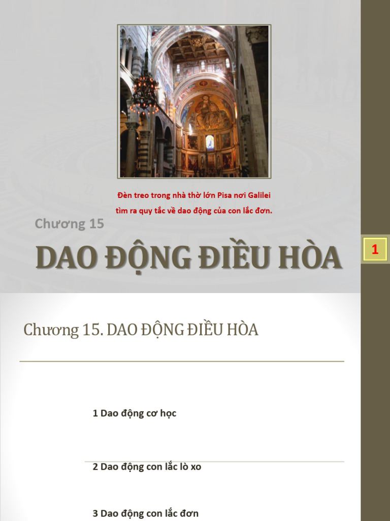 Chuong 13. Dao Dong Dieu Hoa | PDF