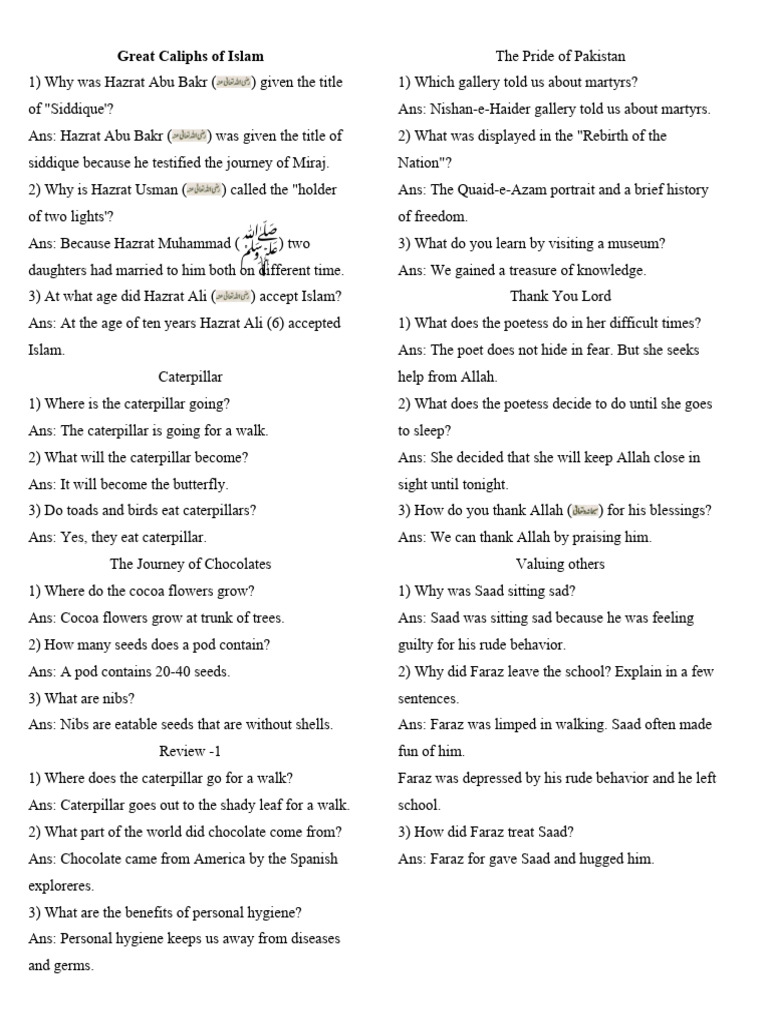 English 4th Notes Pdf Ali Abrahamic Religions