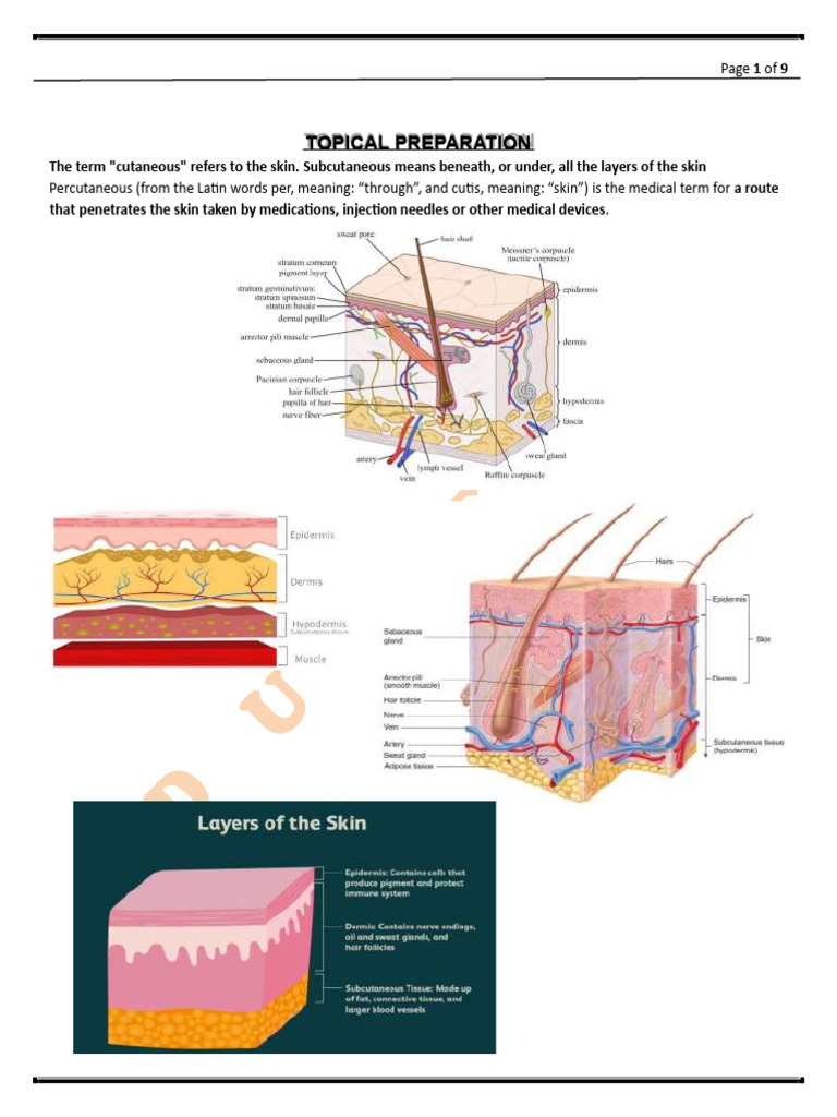 Topical Preparations Unit 5 | PDF | Gel | Topical Medication