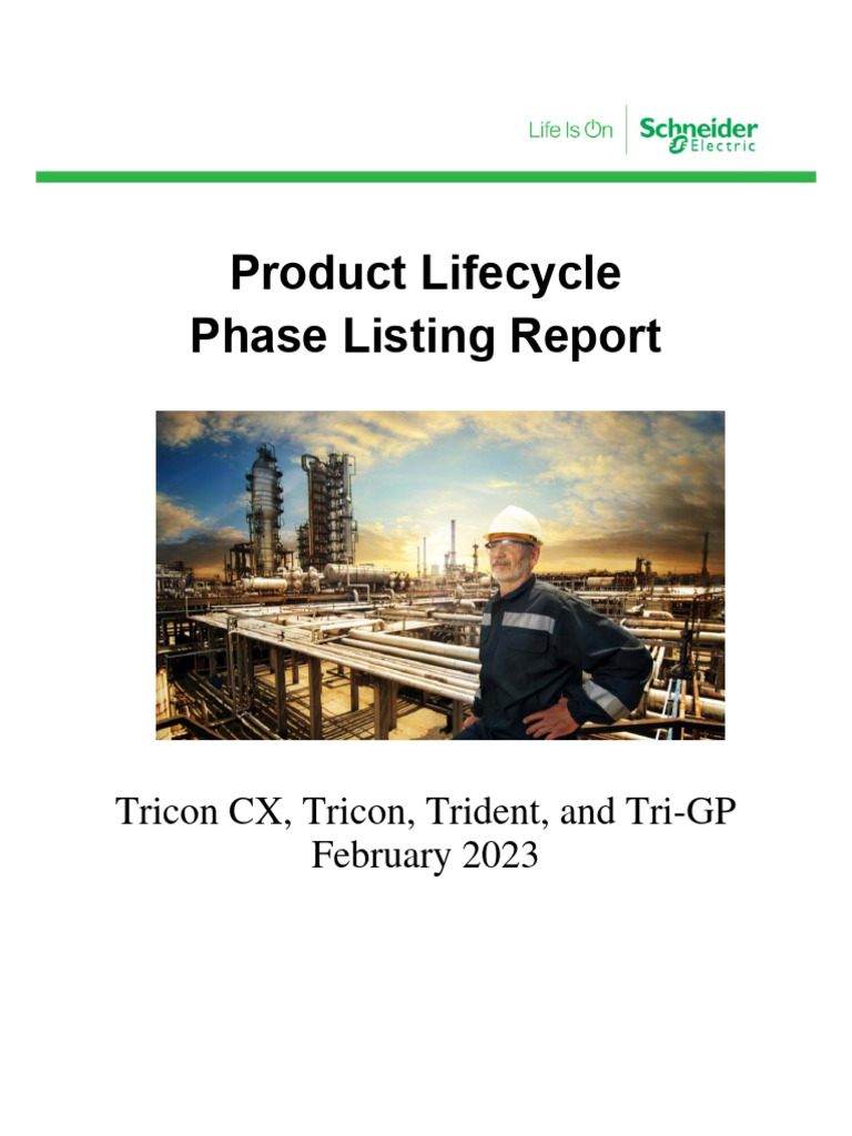 Triconex Product Lifecycle Overview | PDF