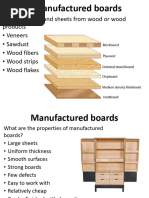 Types and Advantages of Manufactured Boards | PDF | Plywood | Building ...