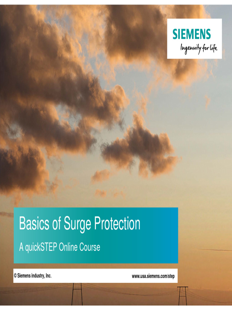 Basics of Surge Protection | PDF