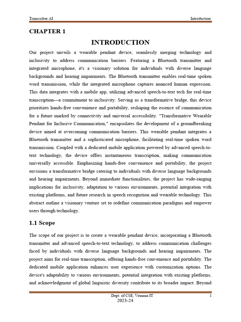 Phase-1 Report | PDF