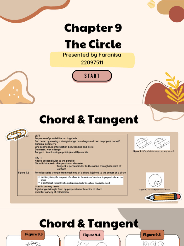 T8 - Chapter 8 - The Circle | PDF | Circle | Perpendicular