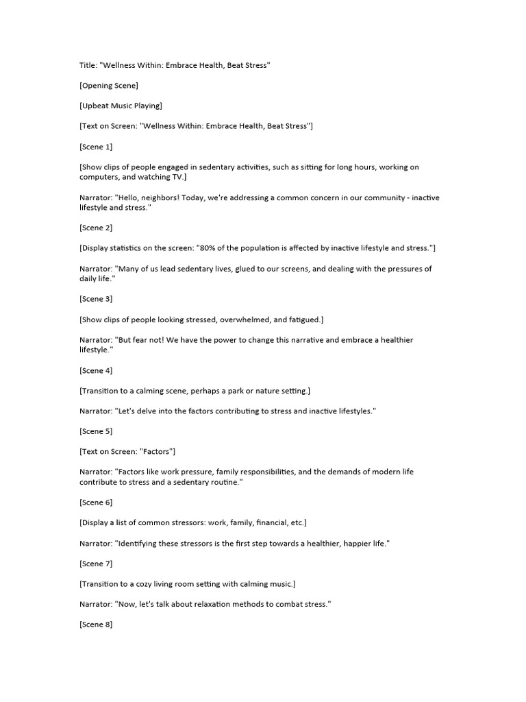 PE-SCRIPT-KENEME (2) | PDF | Sedentary Lifestyle | Physical Fitness