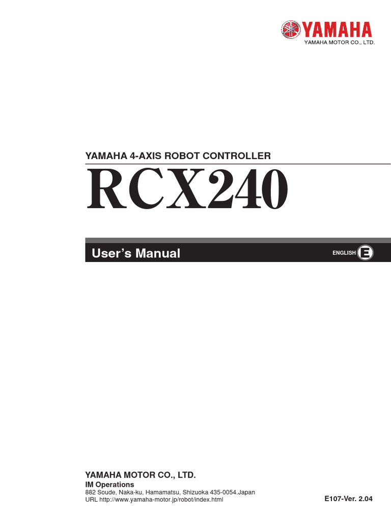 RCX240 Robot Controller Manual | PDF | Electrical Connector | Power Supply