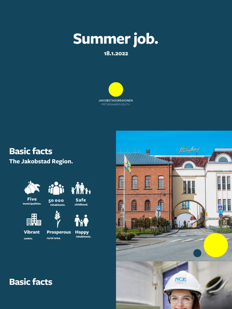 Summer Job Opportunities in Jakobstad Region | PDF