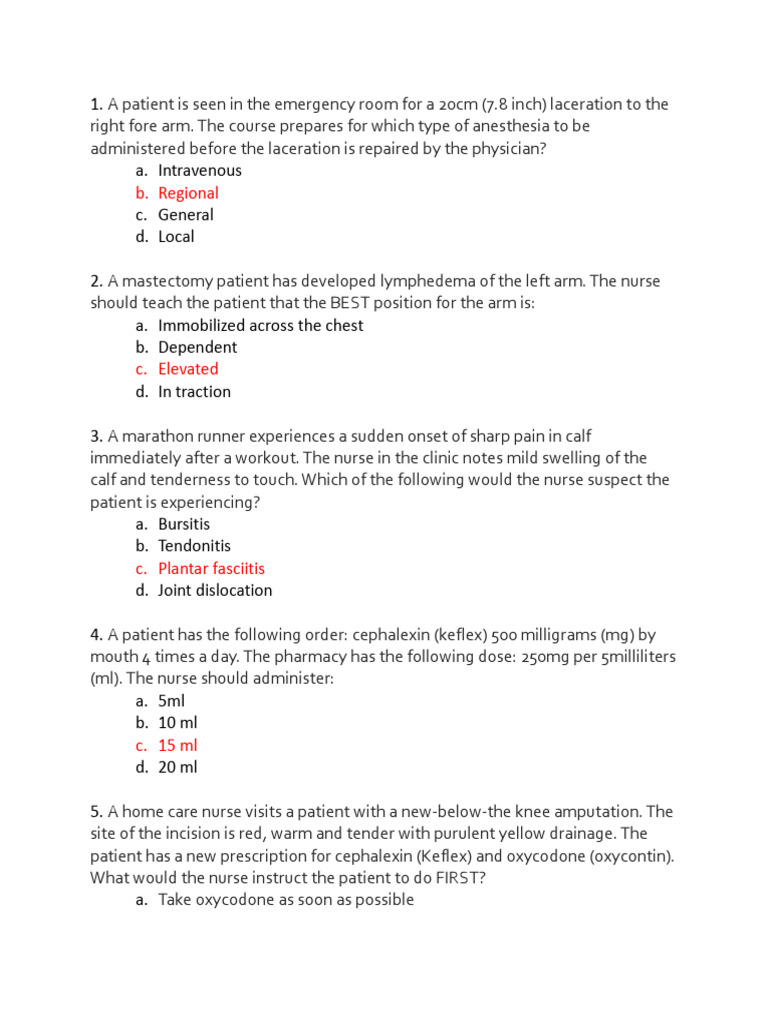 Nursing Reviewer Part 4 | PDF | Surgery | Heart Failure