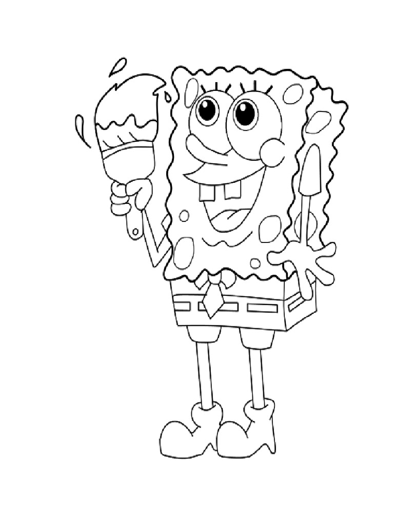 coloriage spongebob | PDF