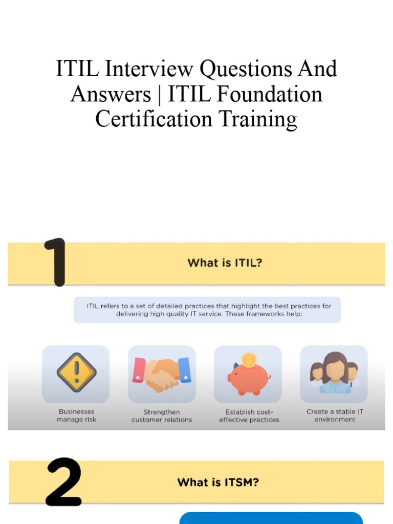 ITIL Interview Questions and Answers | PDF | Career & Growth | Business
