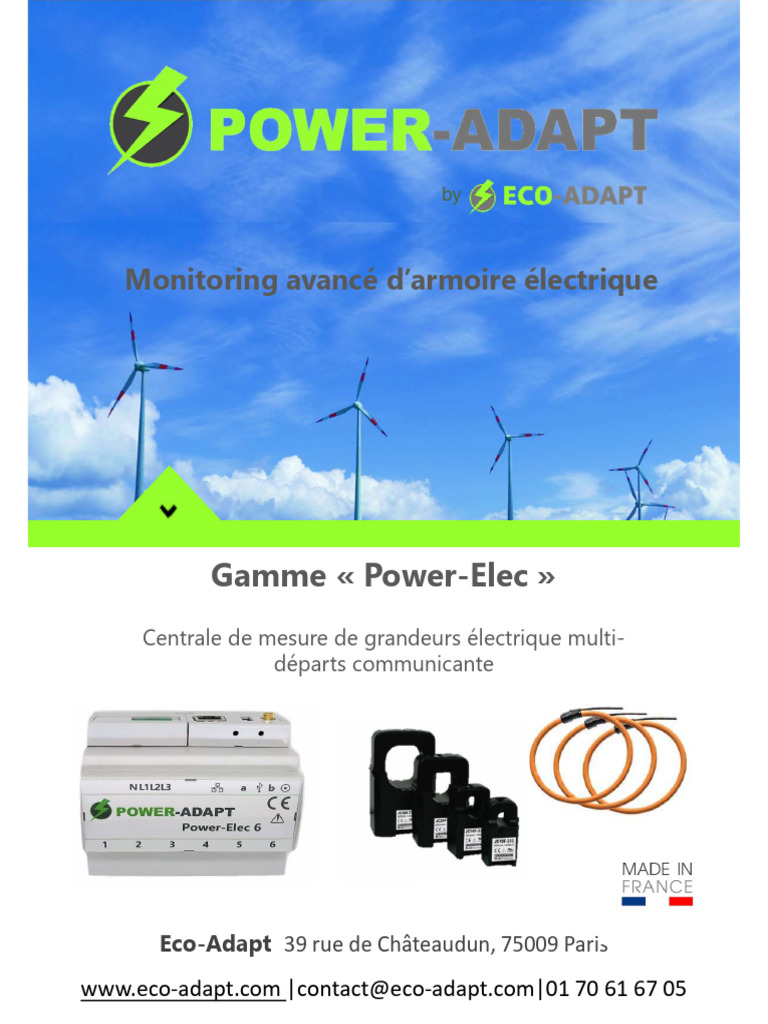 HD-Eco-Adapt - Catalogue Gamme Power-Elec | PDF