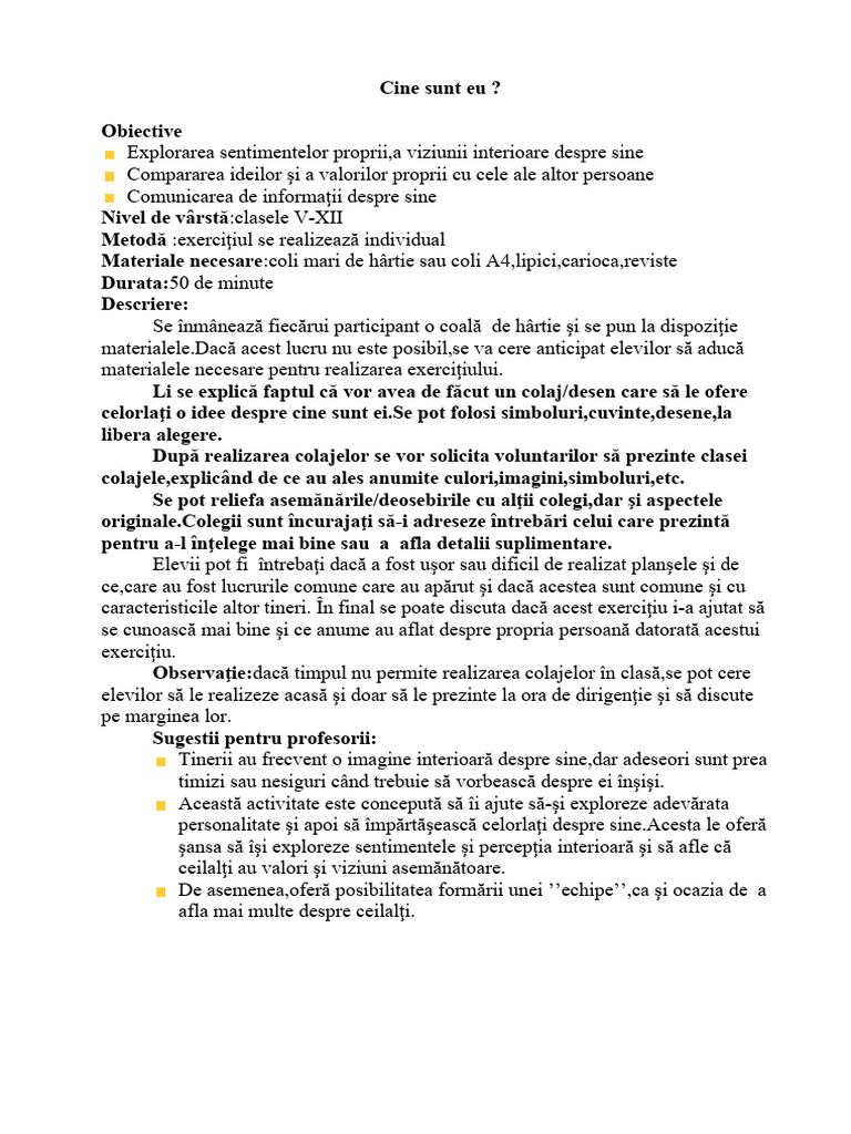 Prezentare | PDF