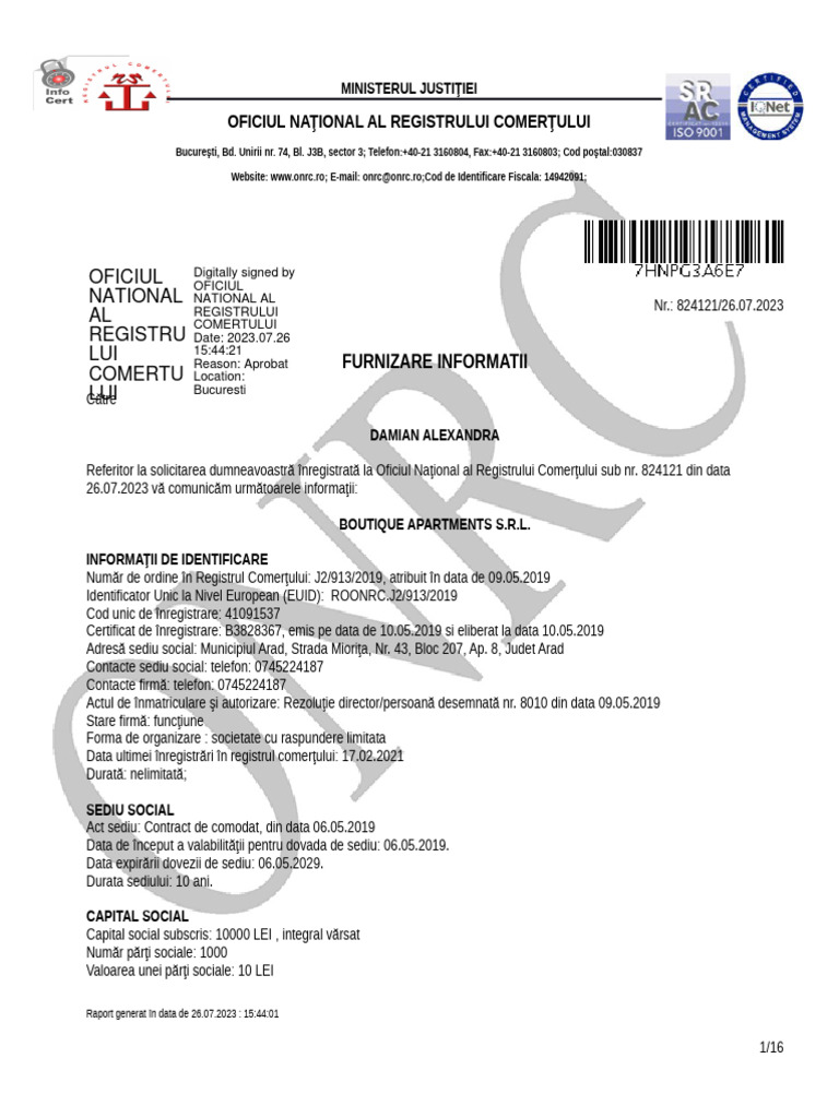 Onrc Boutique Apartments | PDF