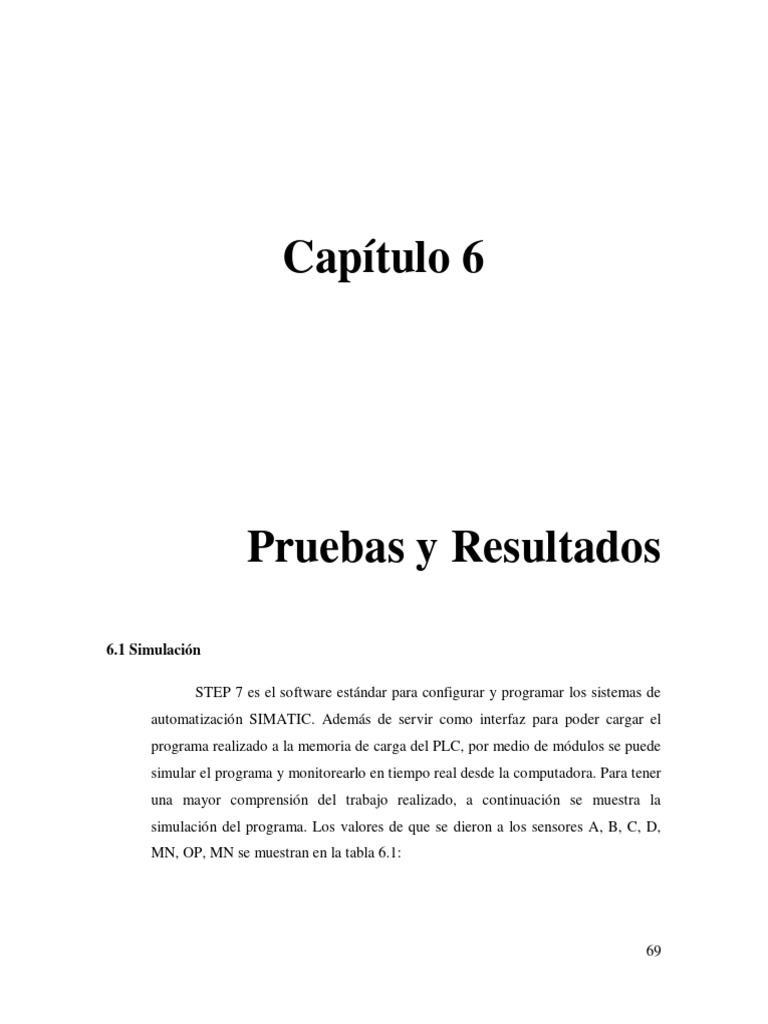 Simulación y Resultados en STEP 7 | PDF | Programa de computadora | Programación