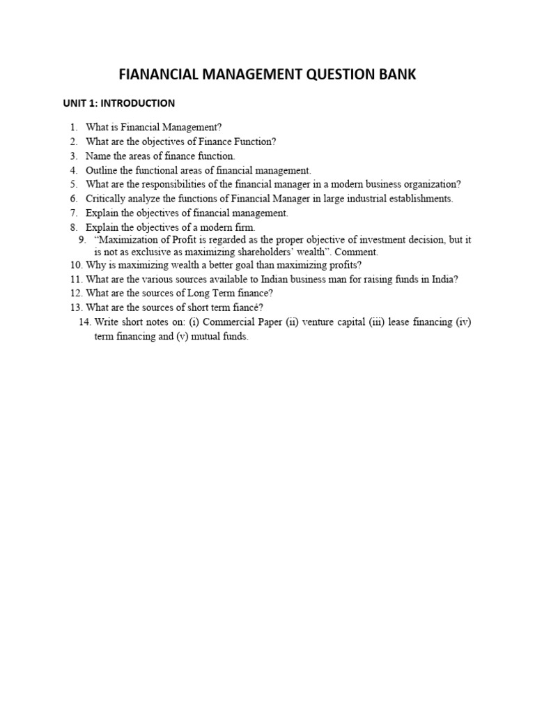 Financial Management | PDF | Career & Growth | Business
