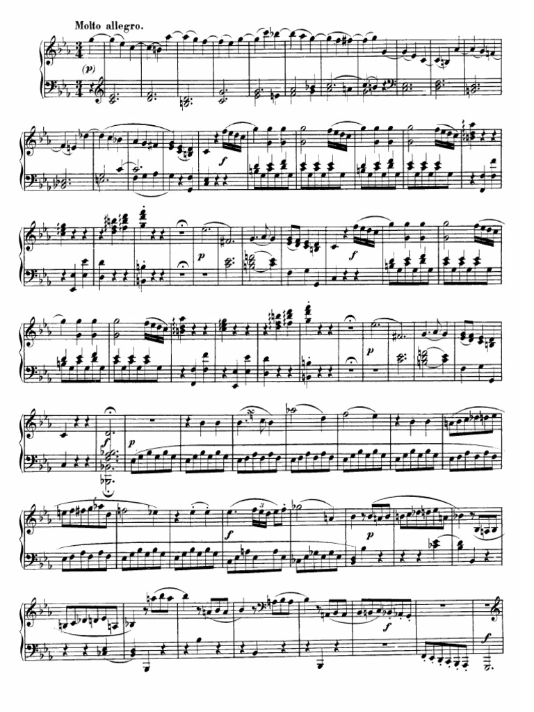 Mozart Sonata K.457 Inizio 3Â° Mov | PDF