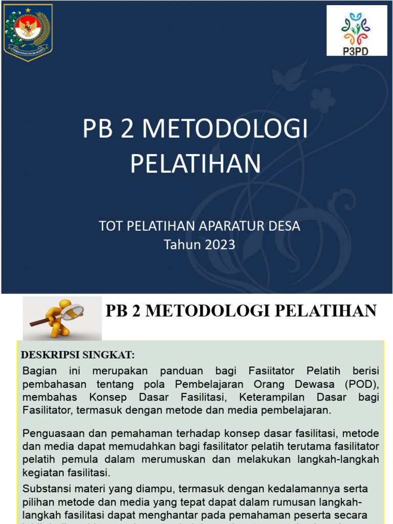 SPB 2.1. Pendidikan Orang Dewasa | PDF